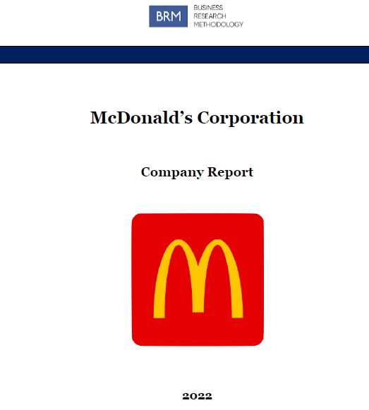 McDonald's Corporation Report - Research-Methodology